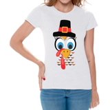 Turkey Face Women Shirt - S M L XL 2XL 3XL - Funny Thanksgiving Tshirts ...
