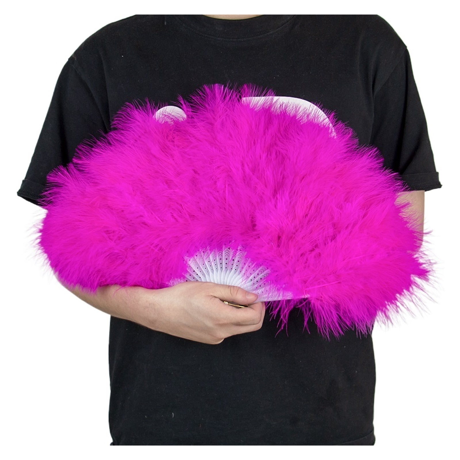 Turkey Feather Fans 50CM for Festival Wedding Performance Party Stage ...