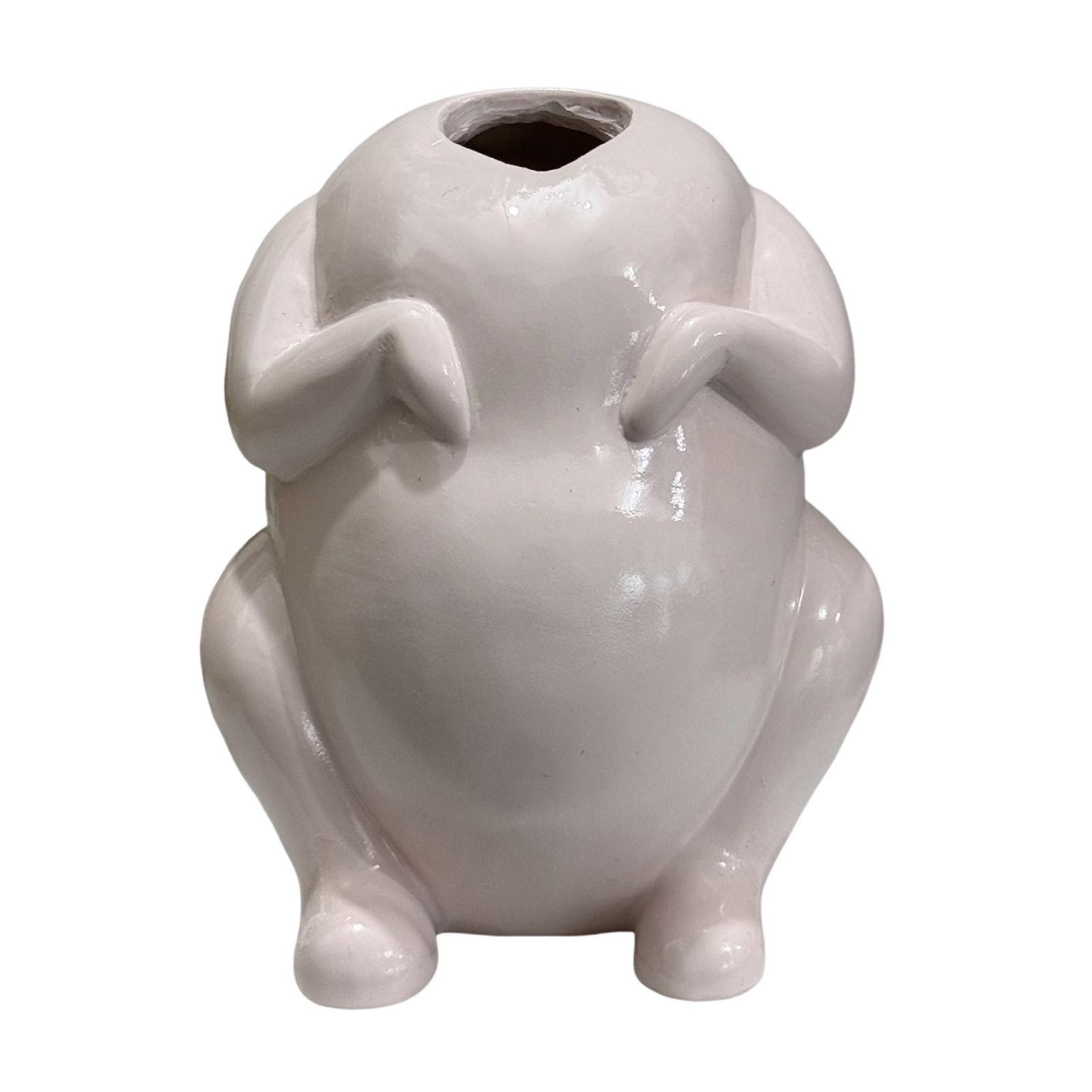 Turkey Flower Pot Resin Featherless Turkey Planter Pot Shatterproof ...