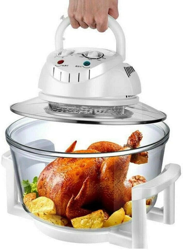 Turkey Fryer,17L Portable Air Fryer, Infrared Convection,Electric Large ...