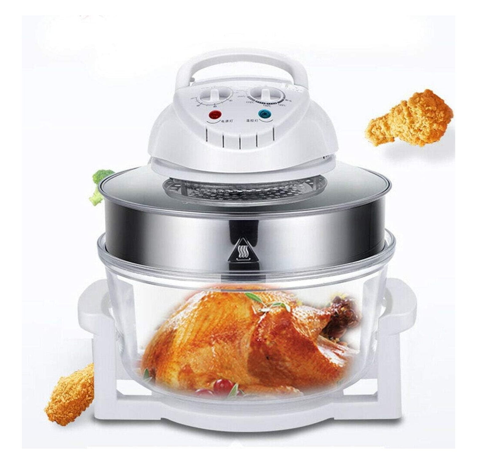 Air Fryer Convection Oven Countertop Cooker Glass Bowl Turbo Air Fryer ...