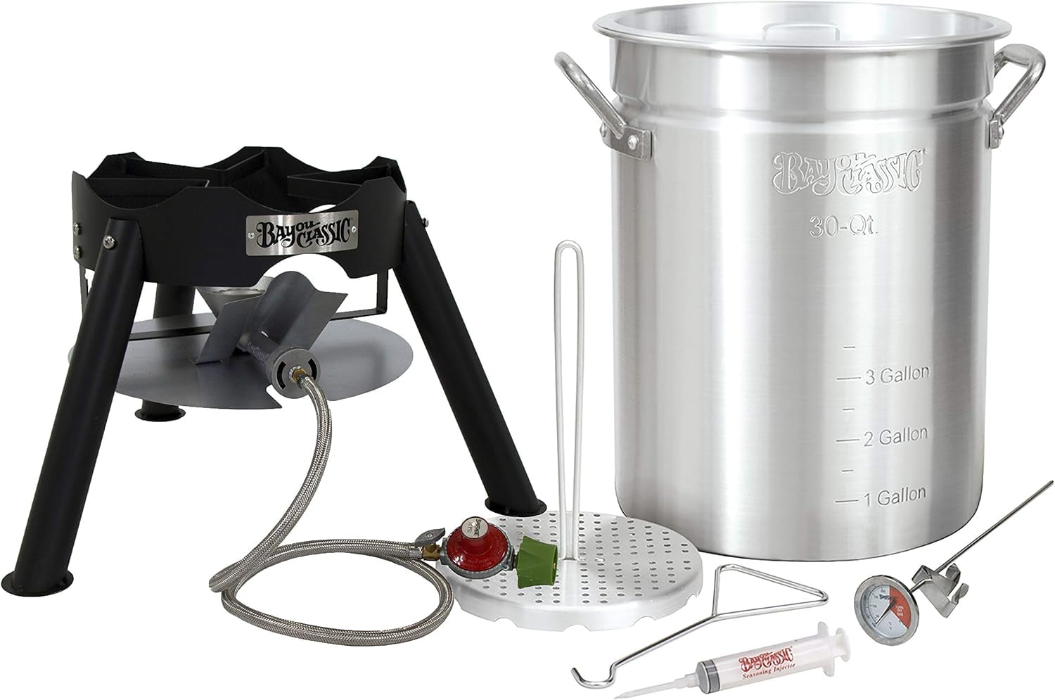Turkey Fryer Deep Frying Complete Kit 30 Quart Aluminum Stockpot ...