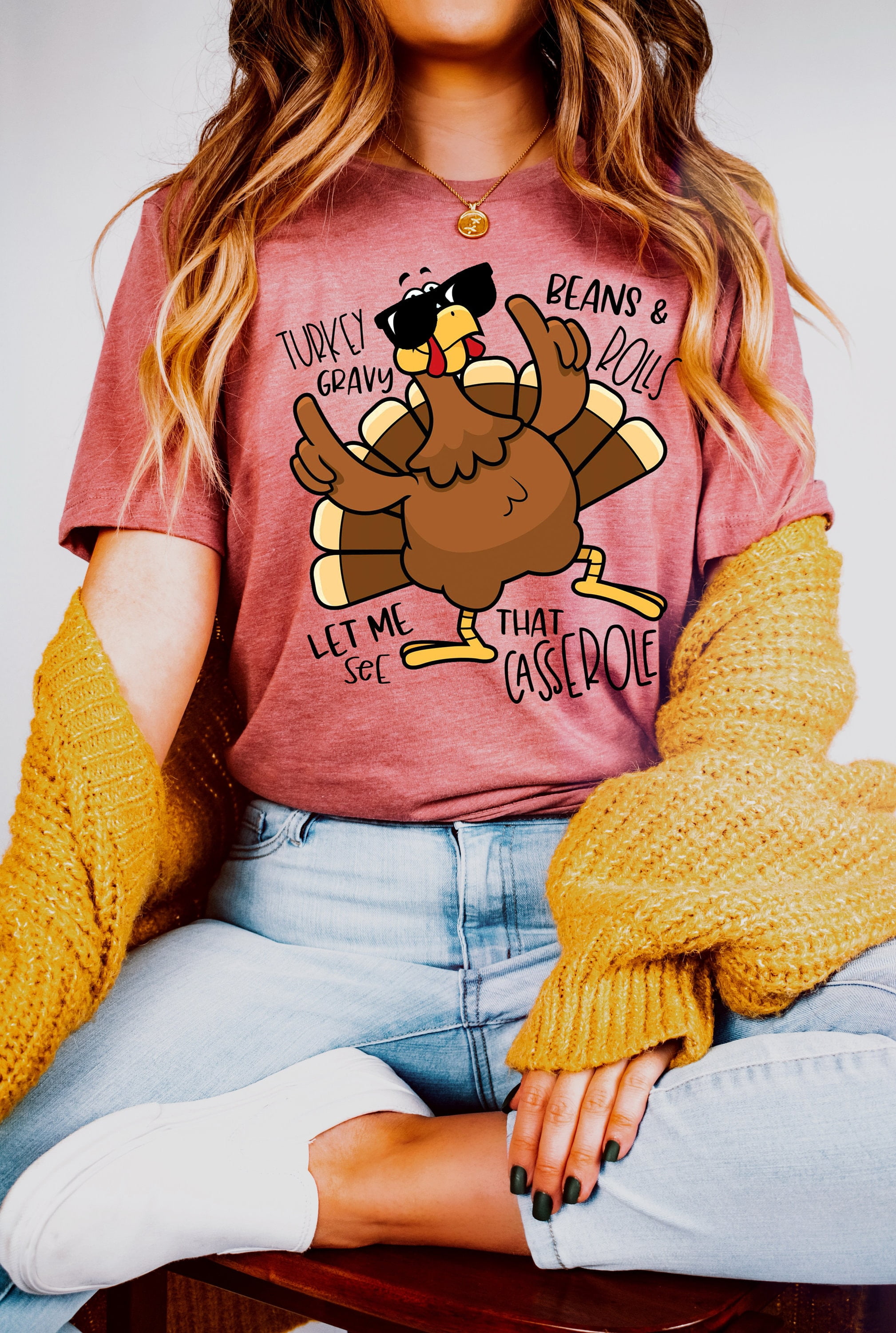 Turkey Gravy Beans And Rolls Let Me See That Casserole Sweatshirt ...