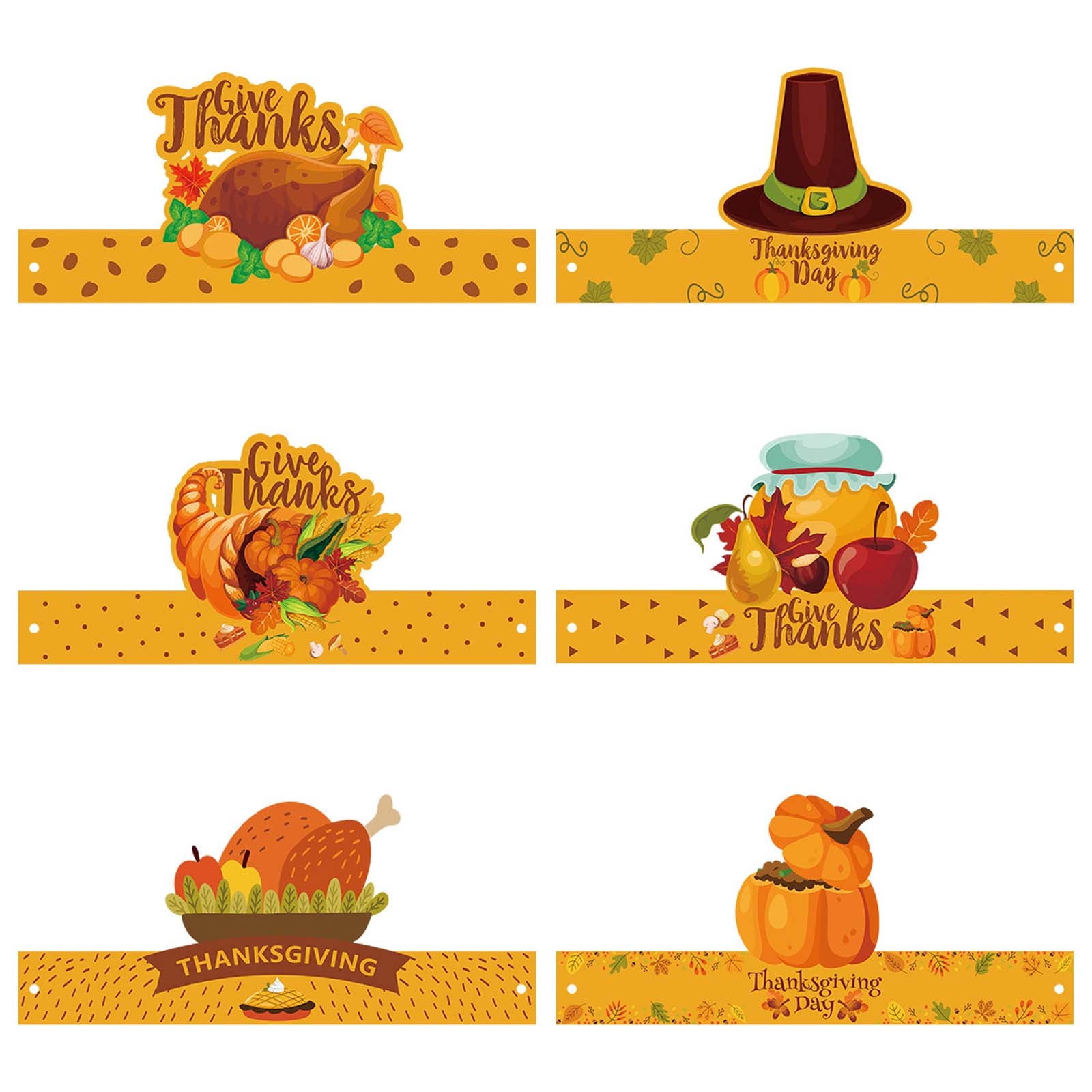 Turkey Hats Thanksgiving Crowns Headbands for Kids Turkey Thanksgiving ...