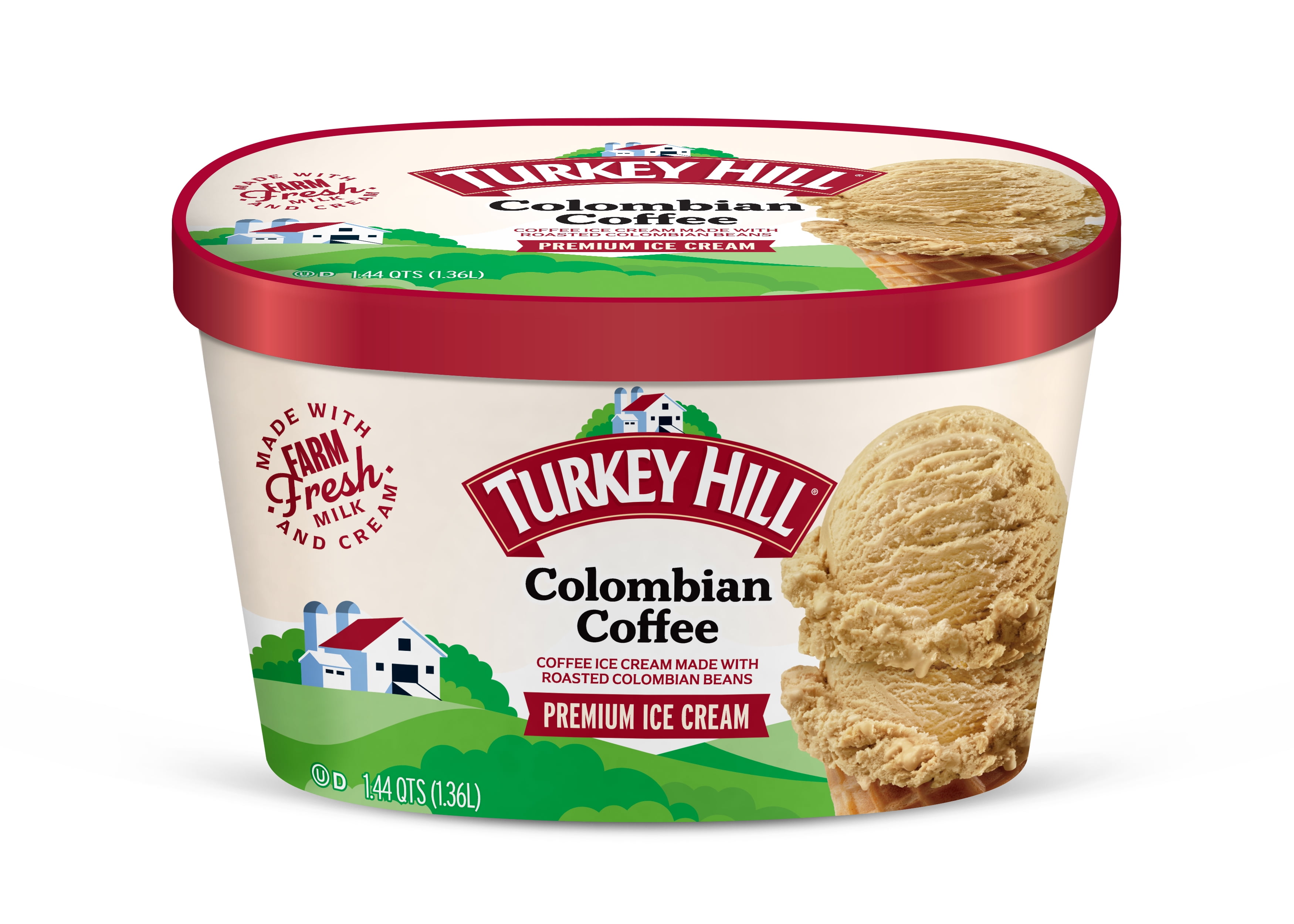 Turkey Hill Columbian Coffee Premium Ice Cream, 46 fl oz - Walmart.com