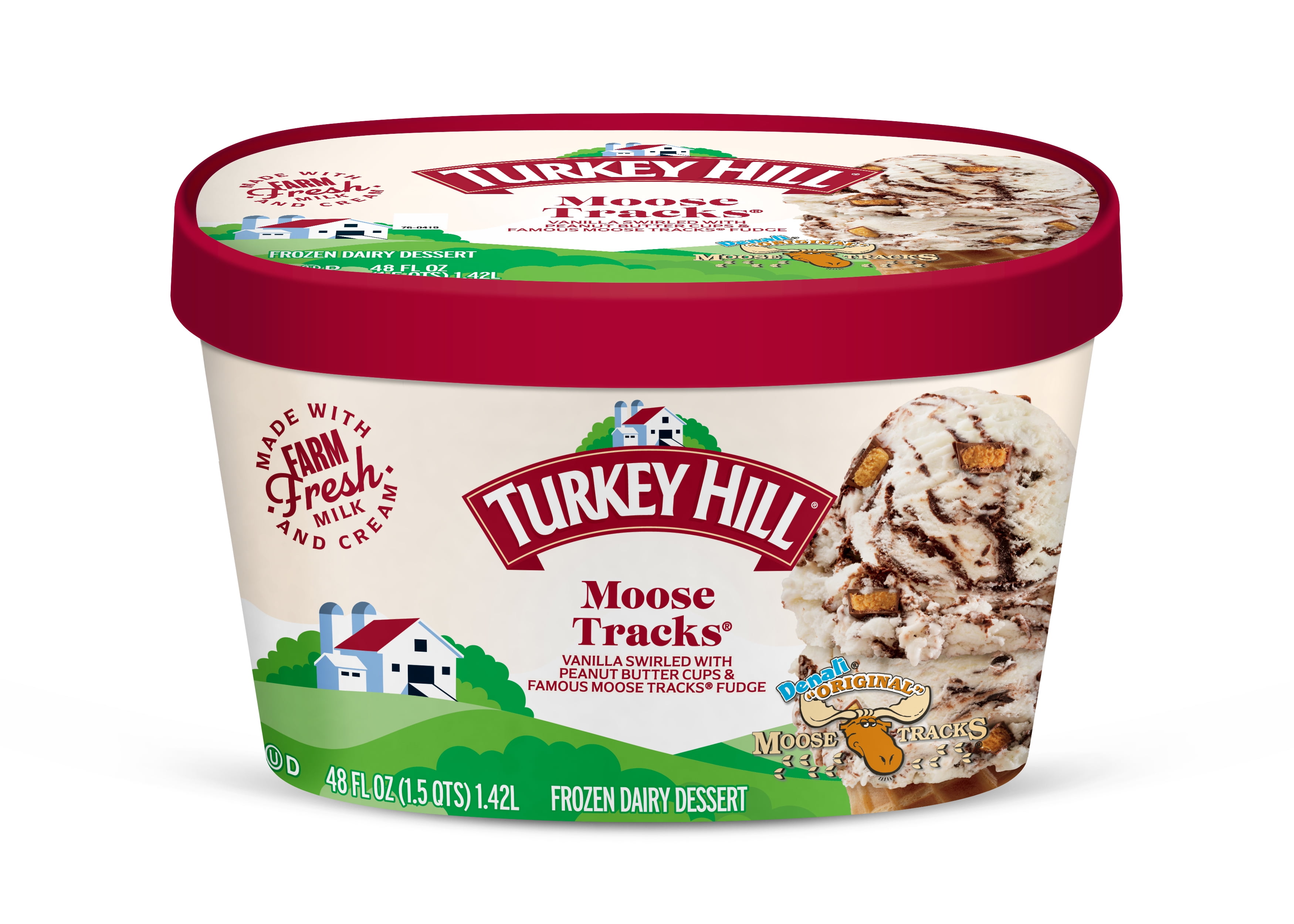 Turkey Hill Dairy Turkey Hill Stuff'd Frozen Dairy Dessert, 48 oz ...