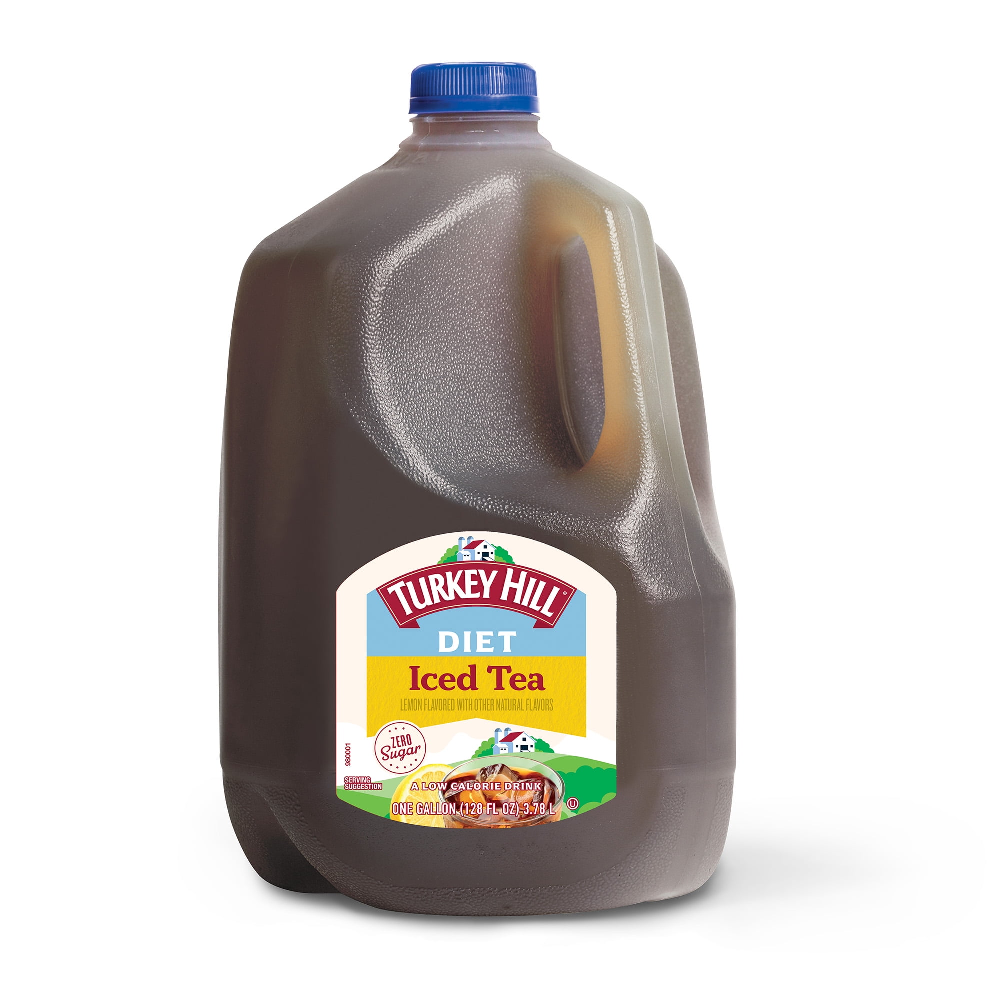 Turkey Hill Diet Lemon Iced Tea 1 Gallon, Refreshing Cold Beverage ...