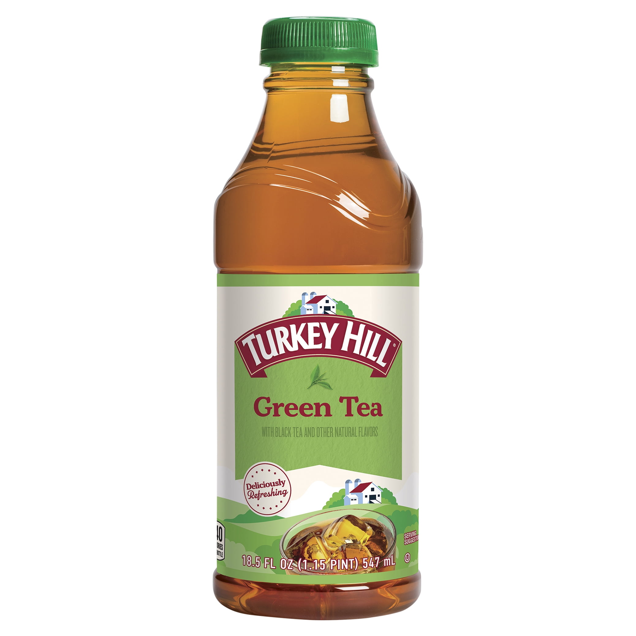 Turkey Hill Green Tea with Ginseng and Honey, 18.5 Fl. Oz. - Walmart.com