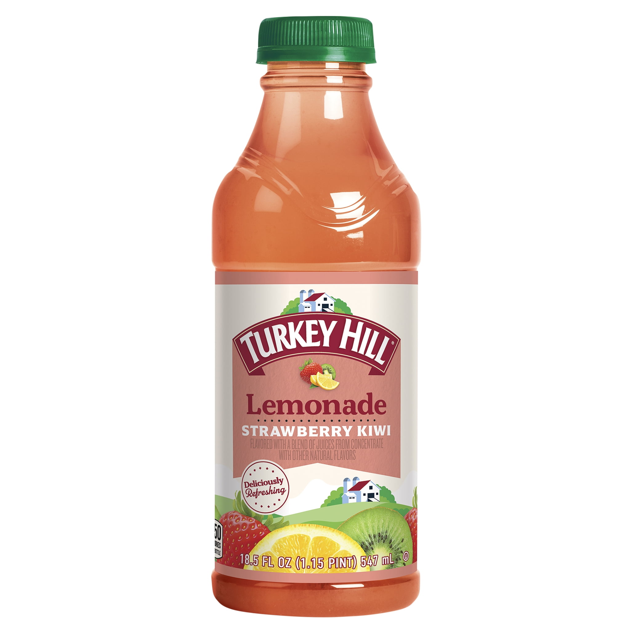 Turkey Hill Strawberry Kiwi Lemonade, 18.5 Fl. Oz. - Walmart.com