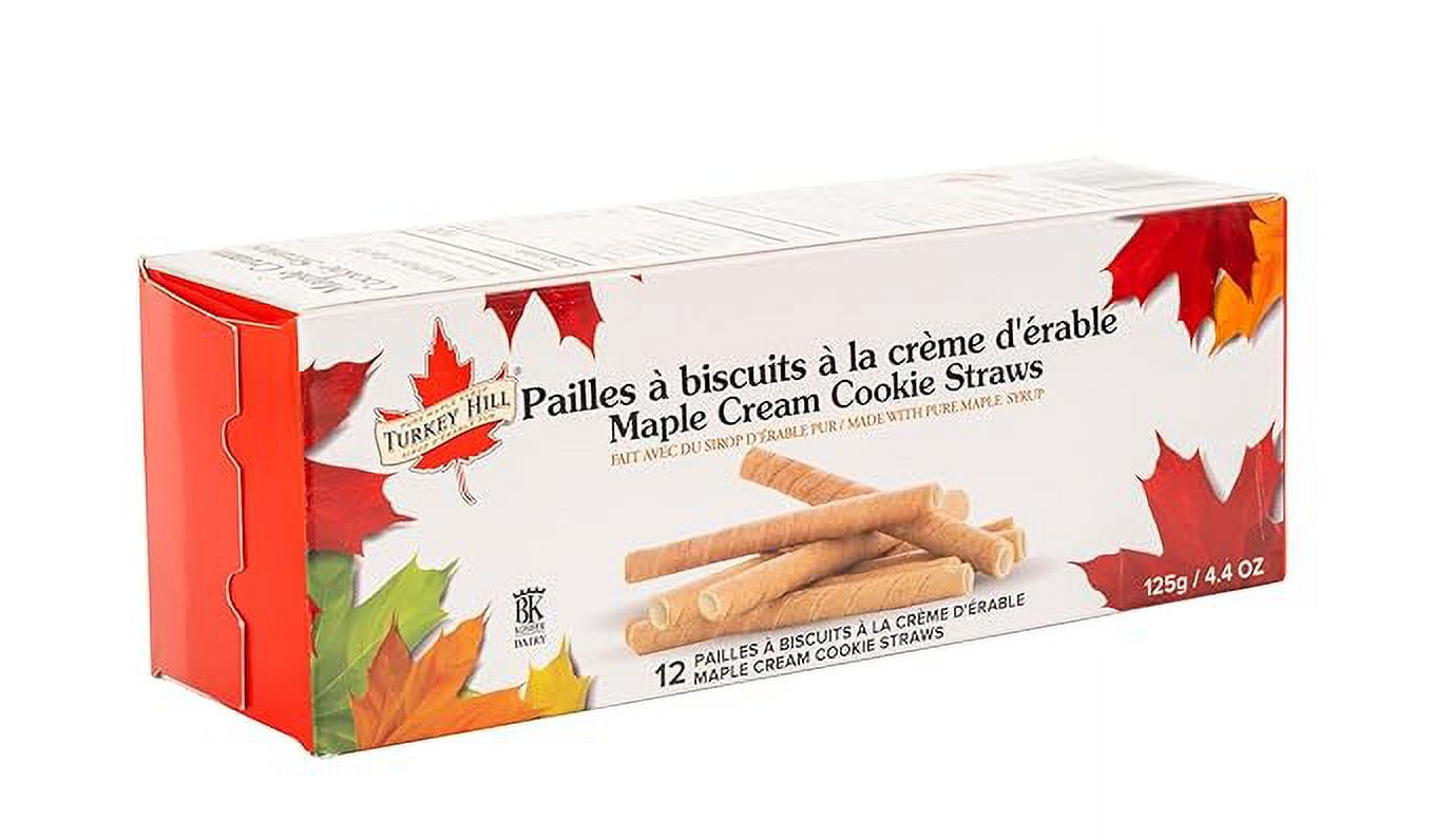 Turkey Hill Sugarbush Maple Cream Cookie Straws, Pure Maple Syrup ...