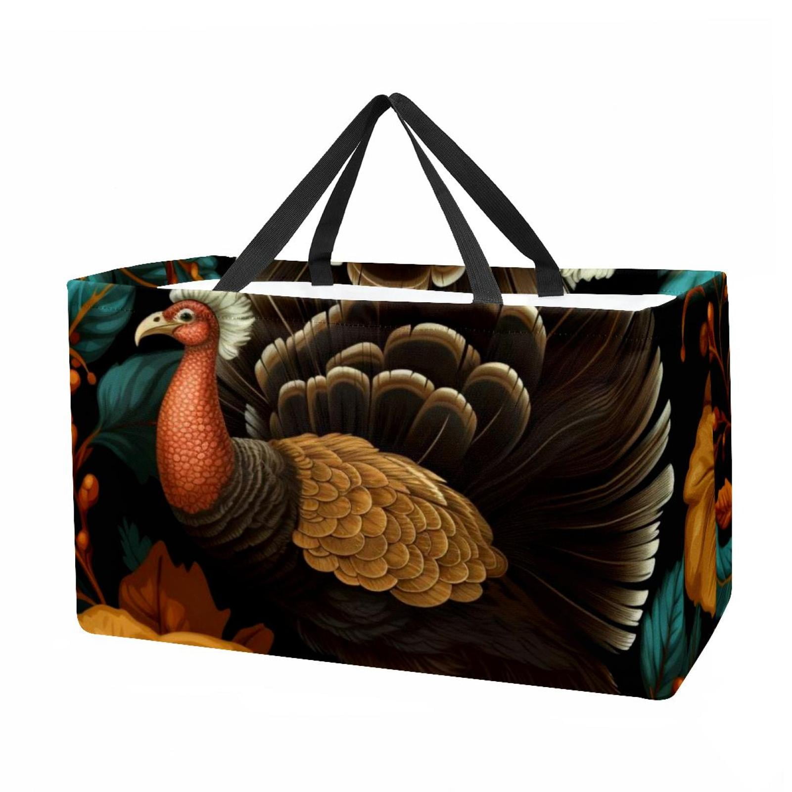 Turkey Large Foldable Oxford Cloth Picnic Basket - Versatile Shopping ...