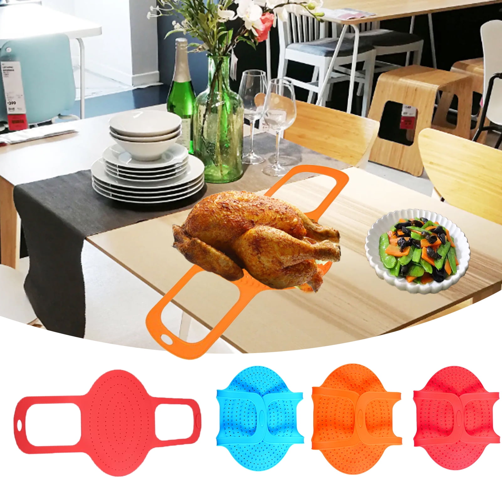 Turkey Lifter - Multi-Purpose - Foldable - Non-Stick - Heat Resistant ...