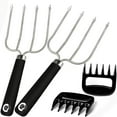 Turkey Lifting Forks, Meat Claws, Strong Endurance Stainless Steel ...