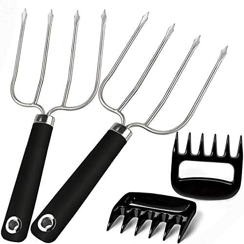 Turkey Lifting Forks, Meat Claws, Strong Endurance Stainless Steel ...