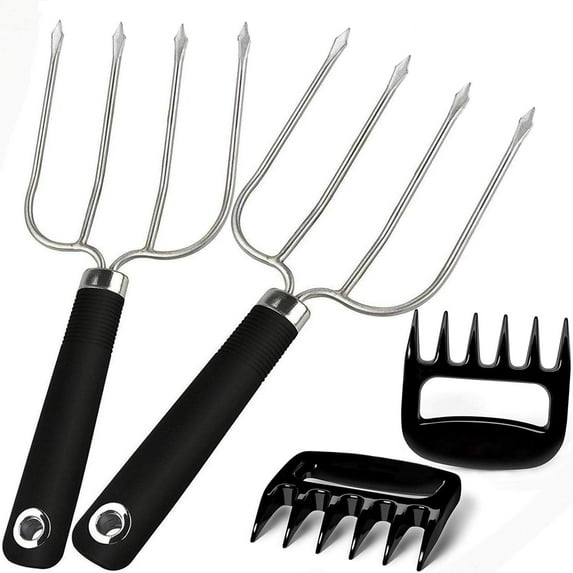 Turkey Lifting Forks, Meat Claws, Strong Endurance Stainless Steel ...