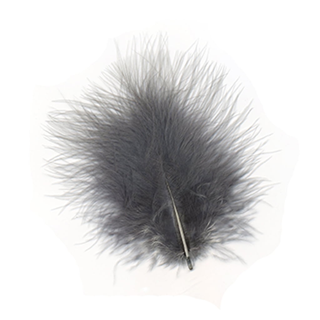 Turkey Marabou Dyed - Grey - Walmart.com