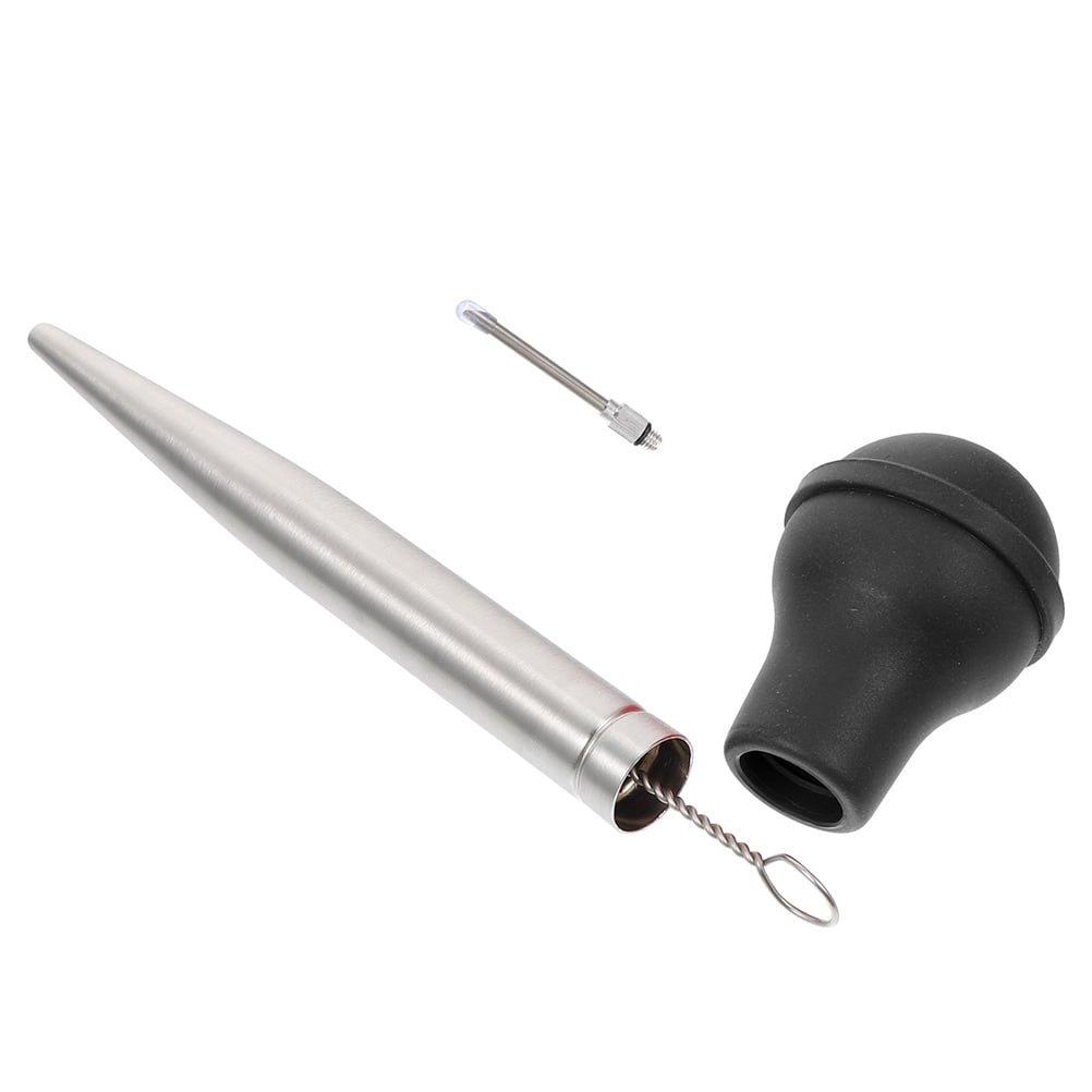 Turkey Needle Bulb Syringe Poultry Seasoning Barbecue Sauce Injector ...