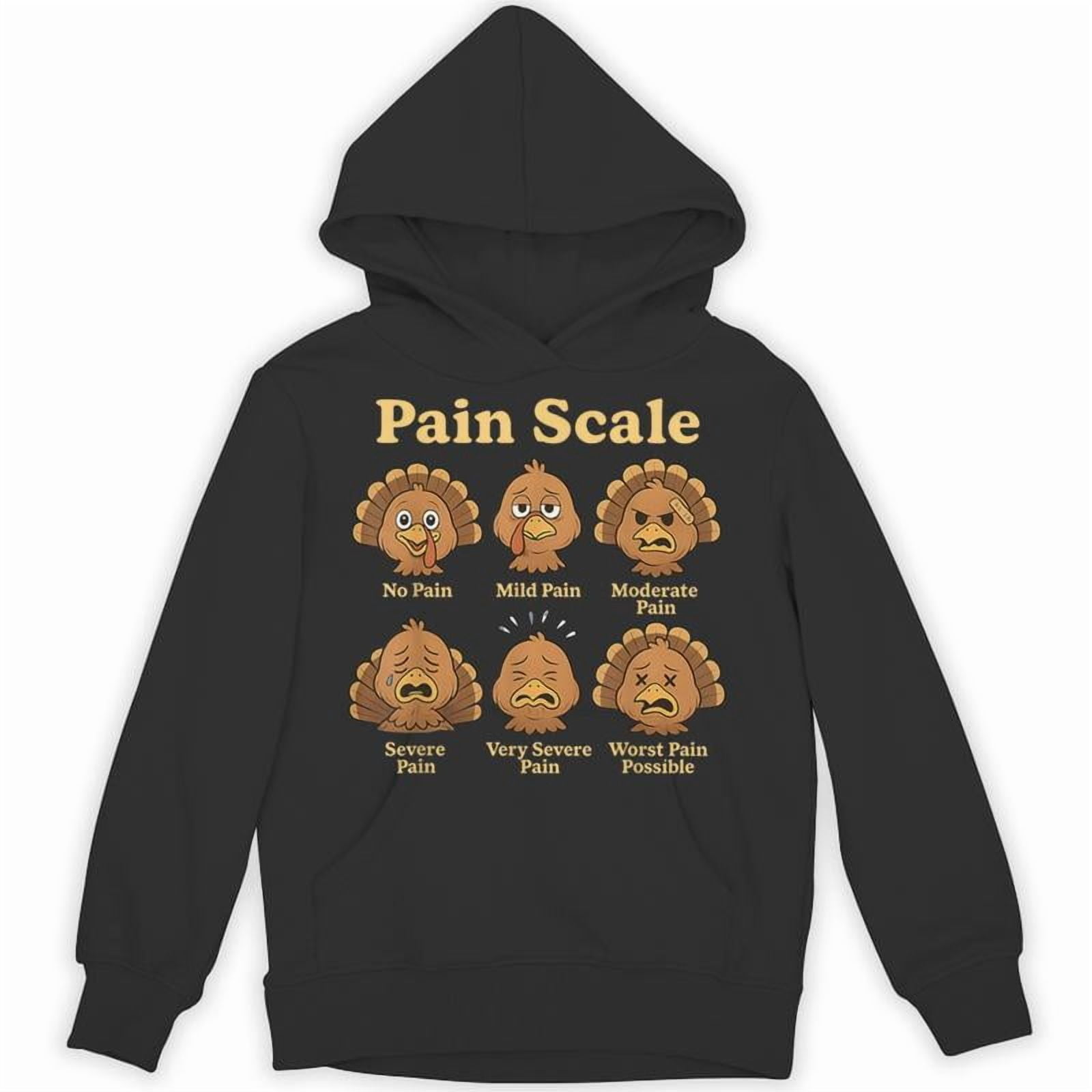 Turkey Pain Scale Chart Funny For Medical Staff Nurse Doctor ...