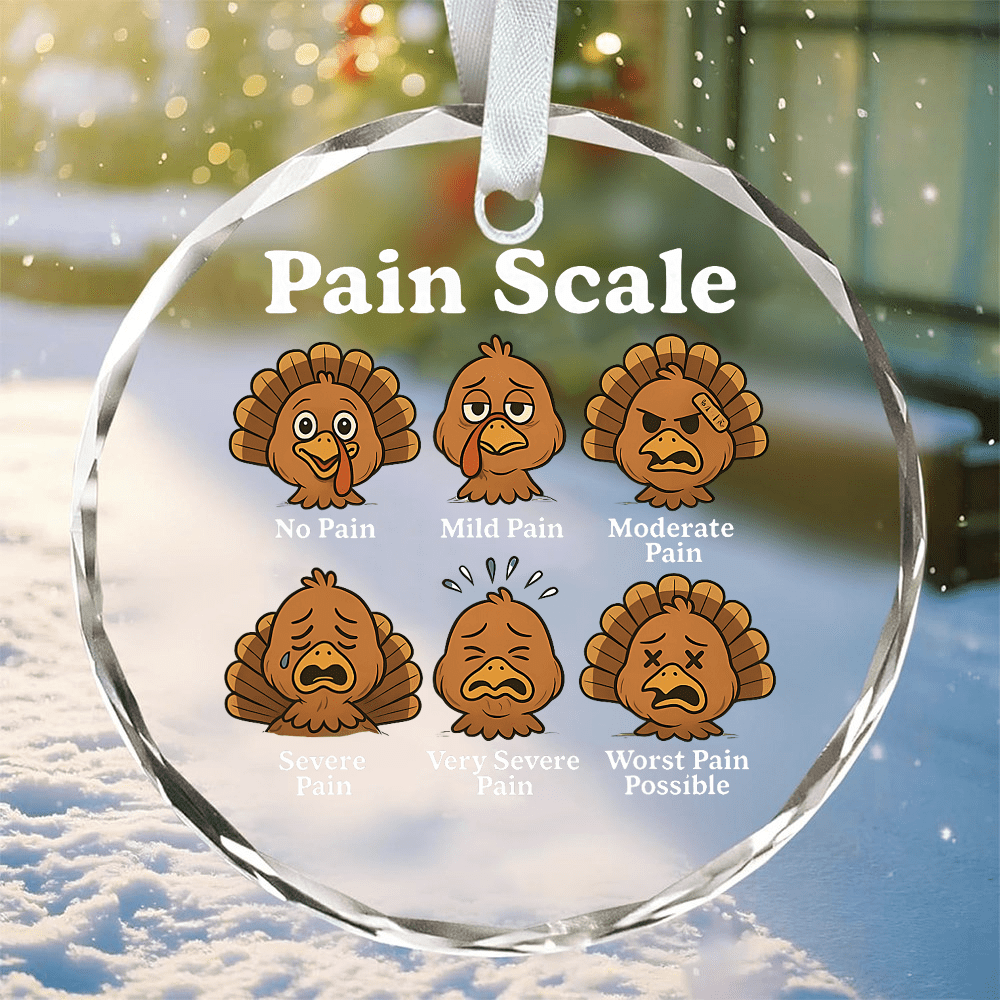 Turkey Pain Scale Nurse Thanksgiving Fall Nursing School Ornament Home ...
