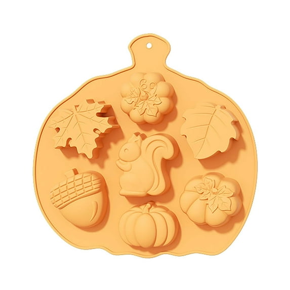 Turkey Pumpkin Shaped Silicone Cake Molds， Fall Thanksgiving And ...