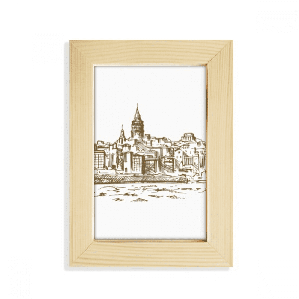 Turkey River Landmark Sketch Landscape Desktop Display Photo Frame ...
