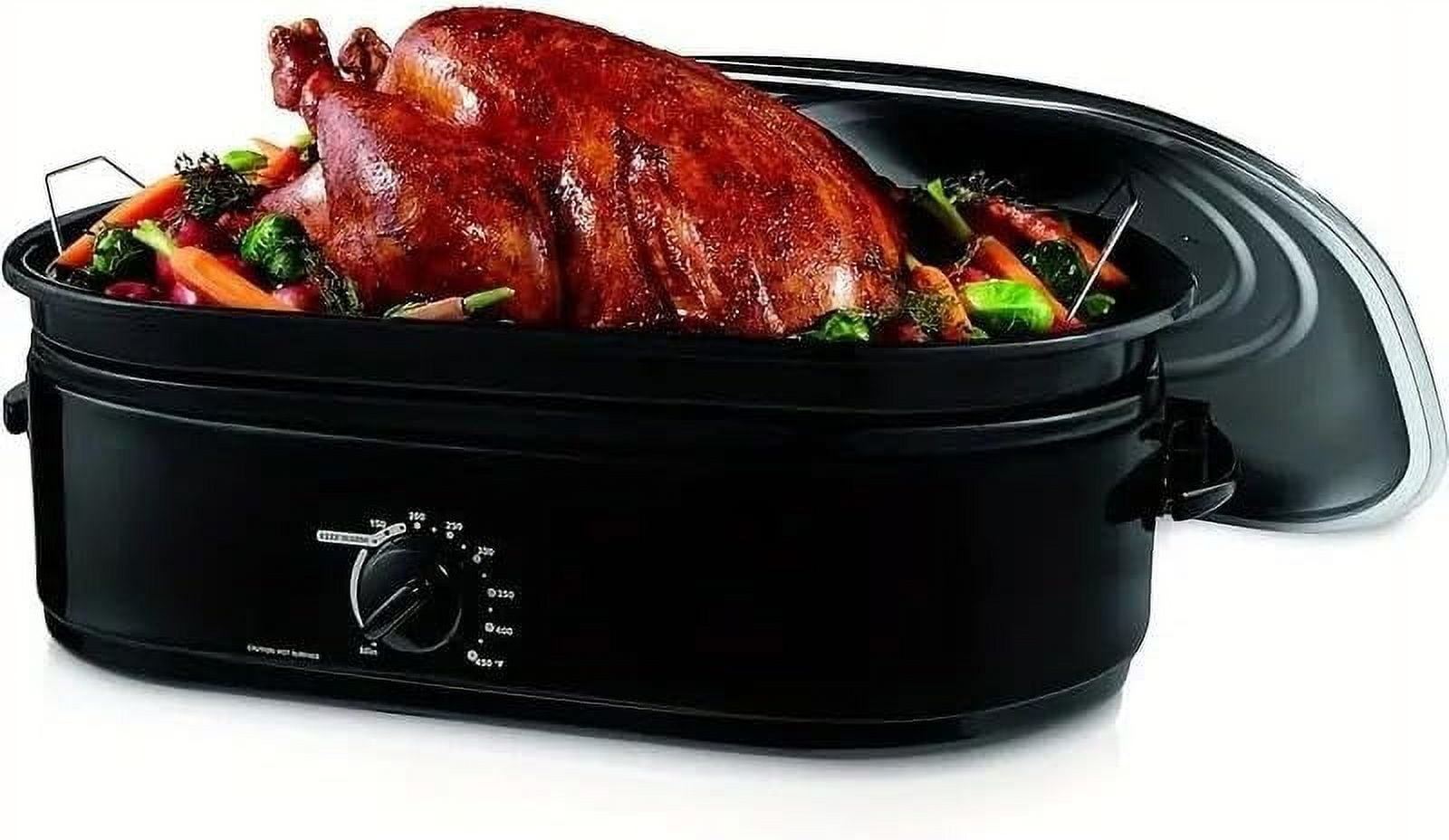 Turkey Roaster, Electric Roaster Oven, 16 QT Turkey Roaster Oven with ...