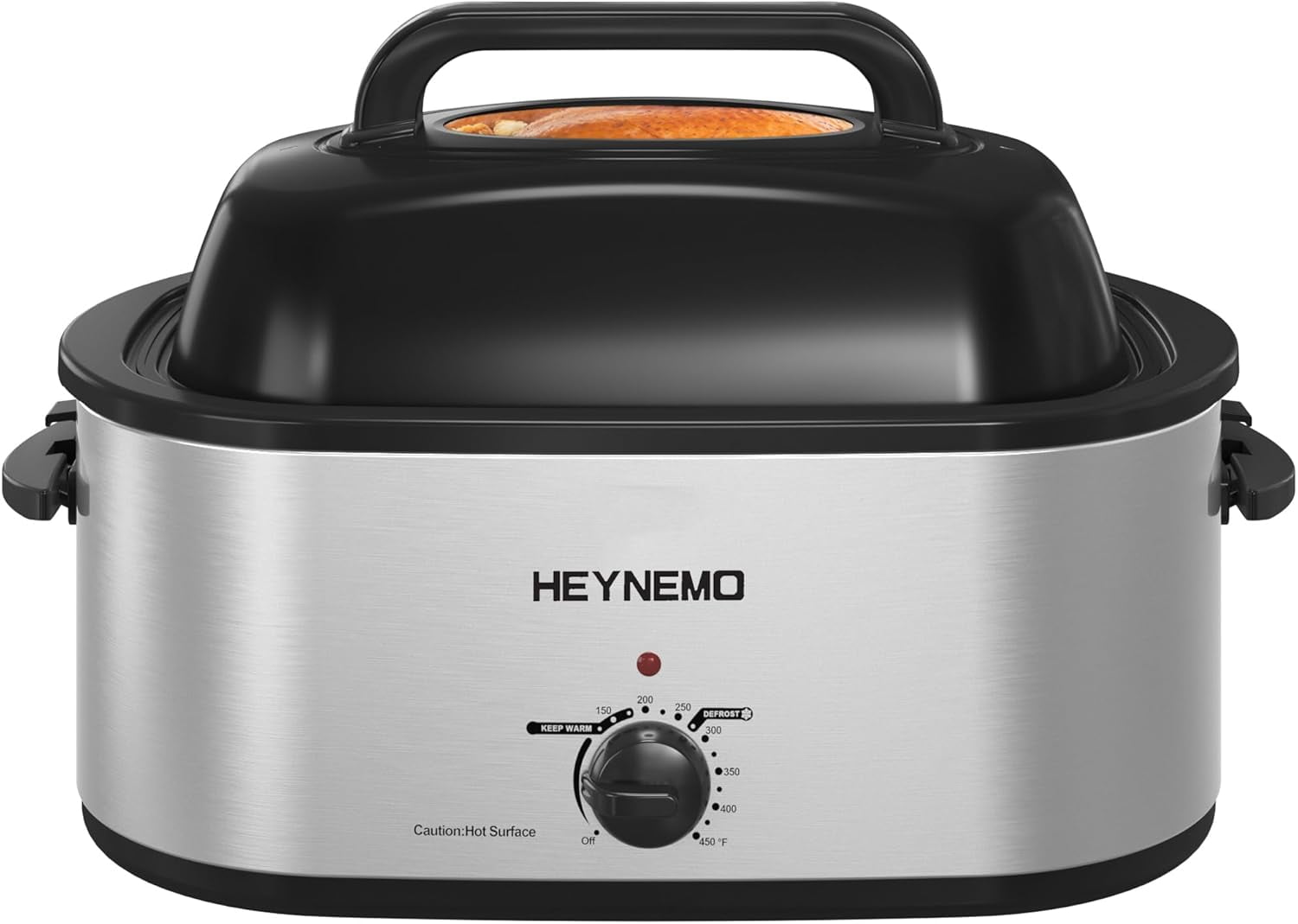 Turkey Roasting Pan with Defrost Warm Function, Roaster with Removable ...