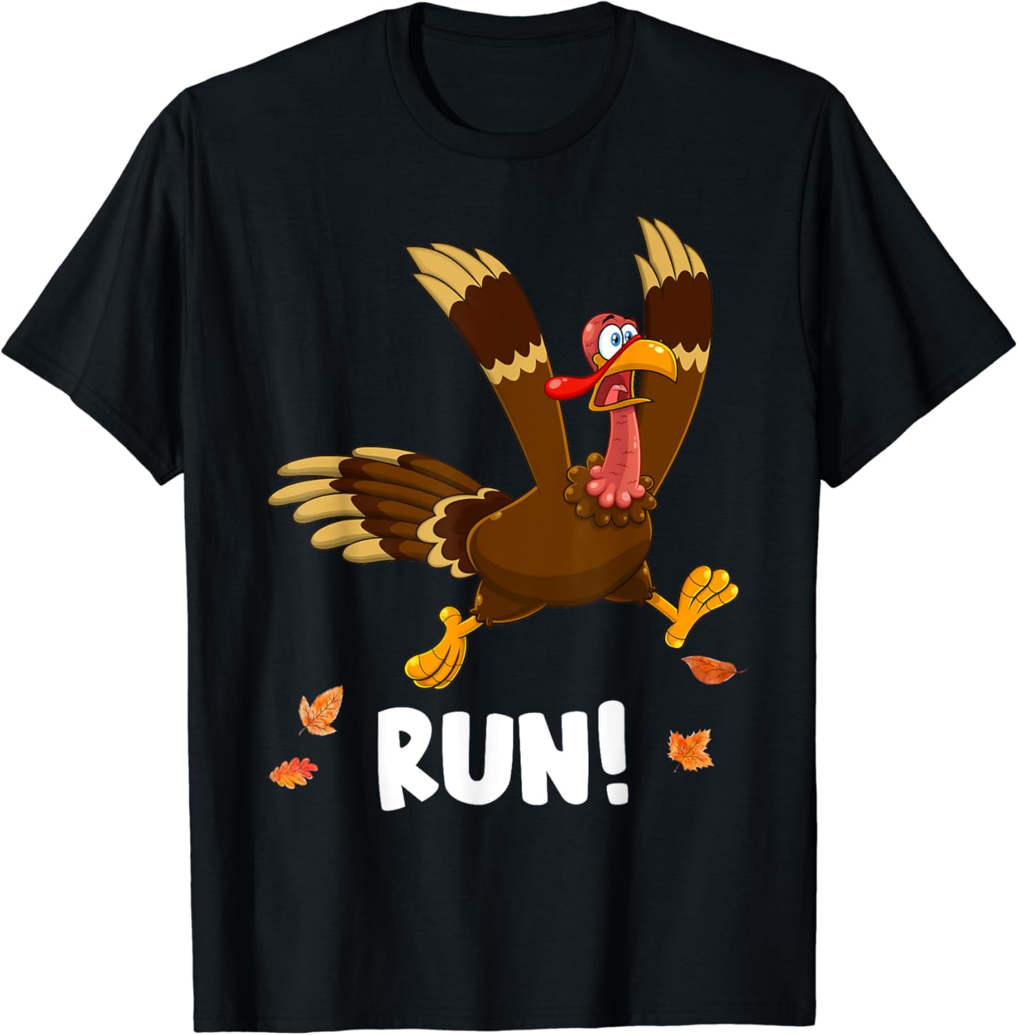 Turkey Run Costume Thanksgiving Running Turkey Trot T-Shirt - Walmart.com