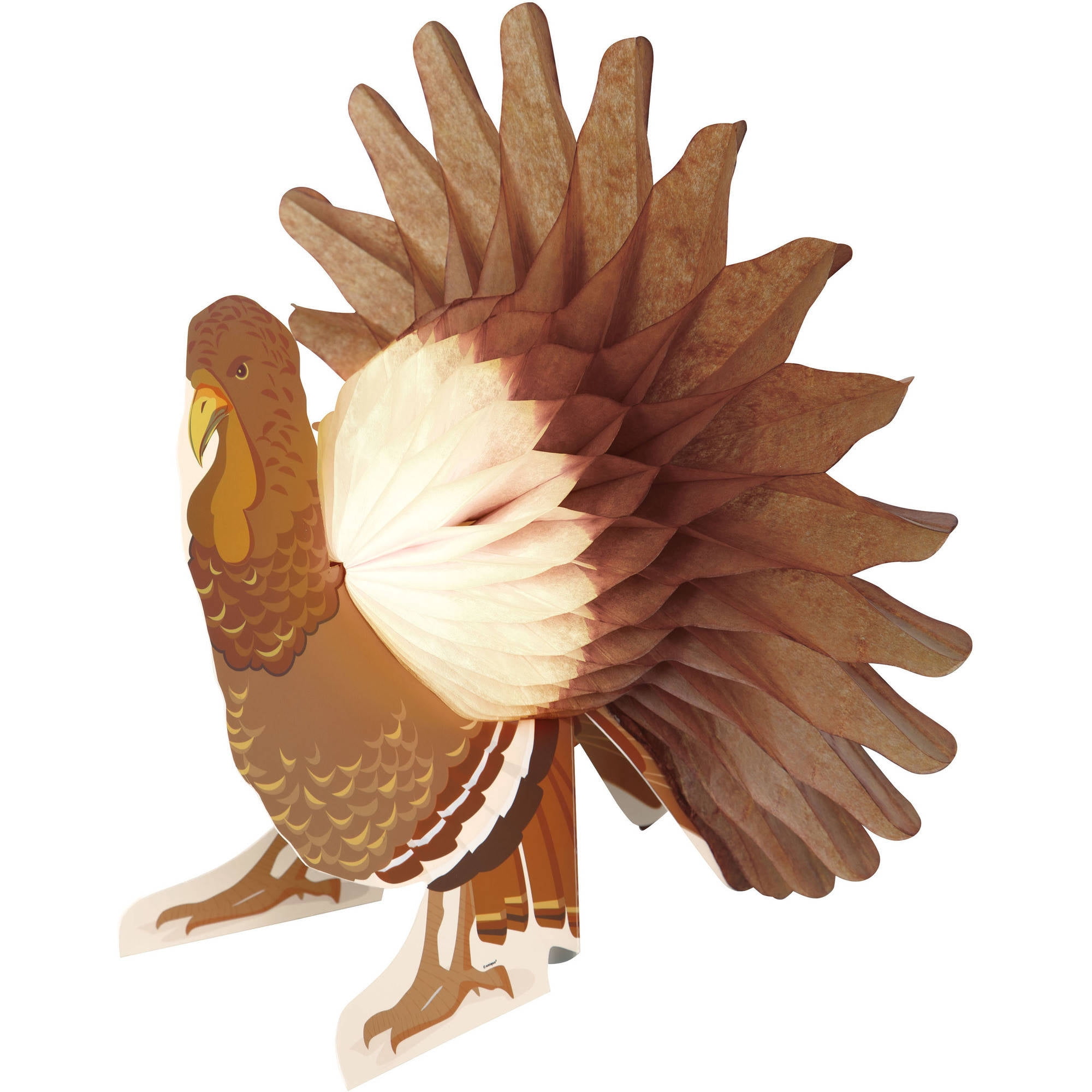 Turkey Thanksgiving Centerpiece Decoration, 13in - Walmart.com