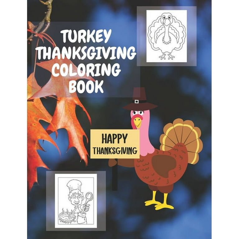 make a turkey coloring page