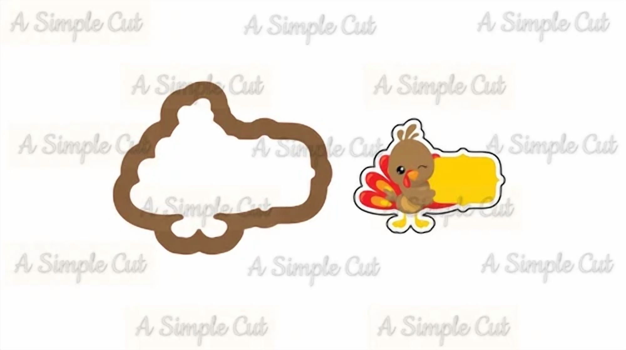 Turkey With Sign Cookie Cutter - Walmart.com