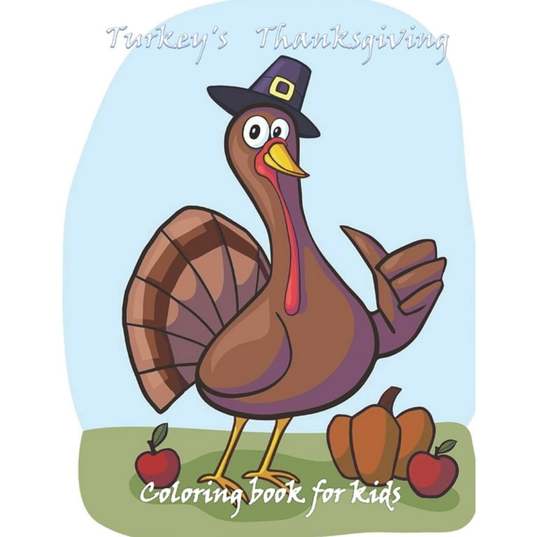 small coloring turkey