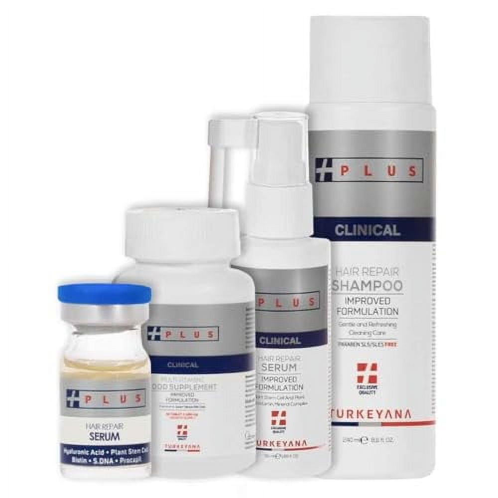 Turkeyana Plus 3-Month Hair Growth & Repair Set: Shampoo, Clinical ...