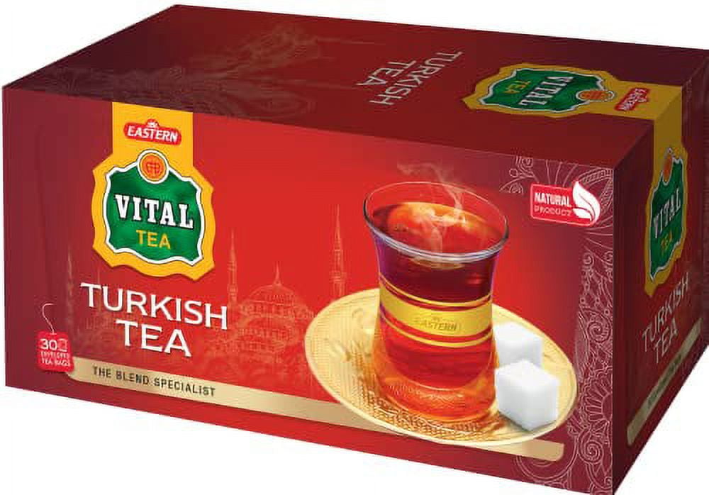 Vital Turkish Tea Bags - 25 Tea Bags 45g - Walmart.com