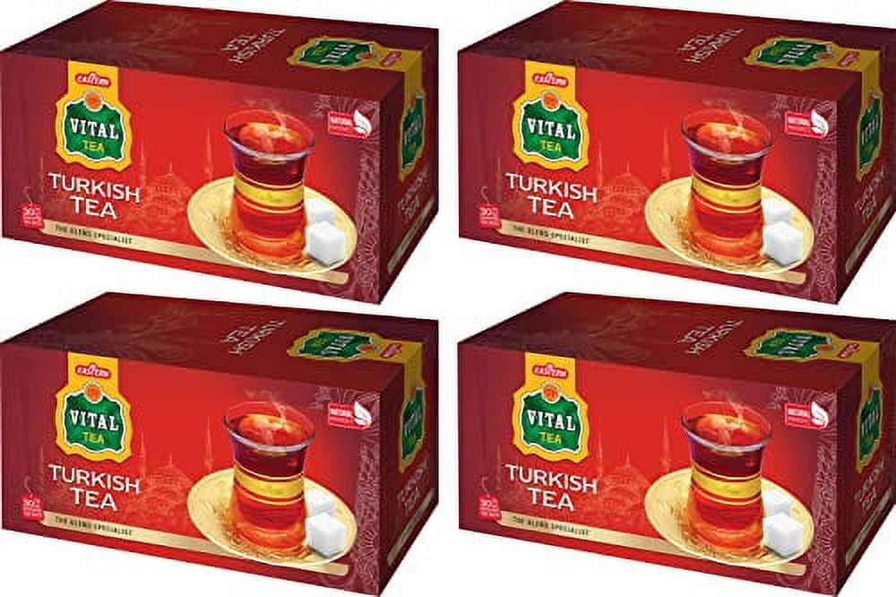 Turkish Black Tea, Pack of 4 – Essence of Black Tea, Carefully Packed ...