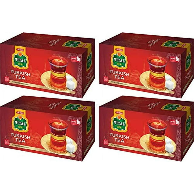 Turkish Black Tea, Pack of 4 – Essence of Black Tea, Carefully Packed ...