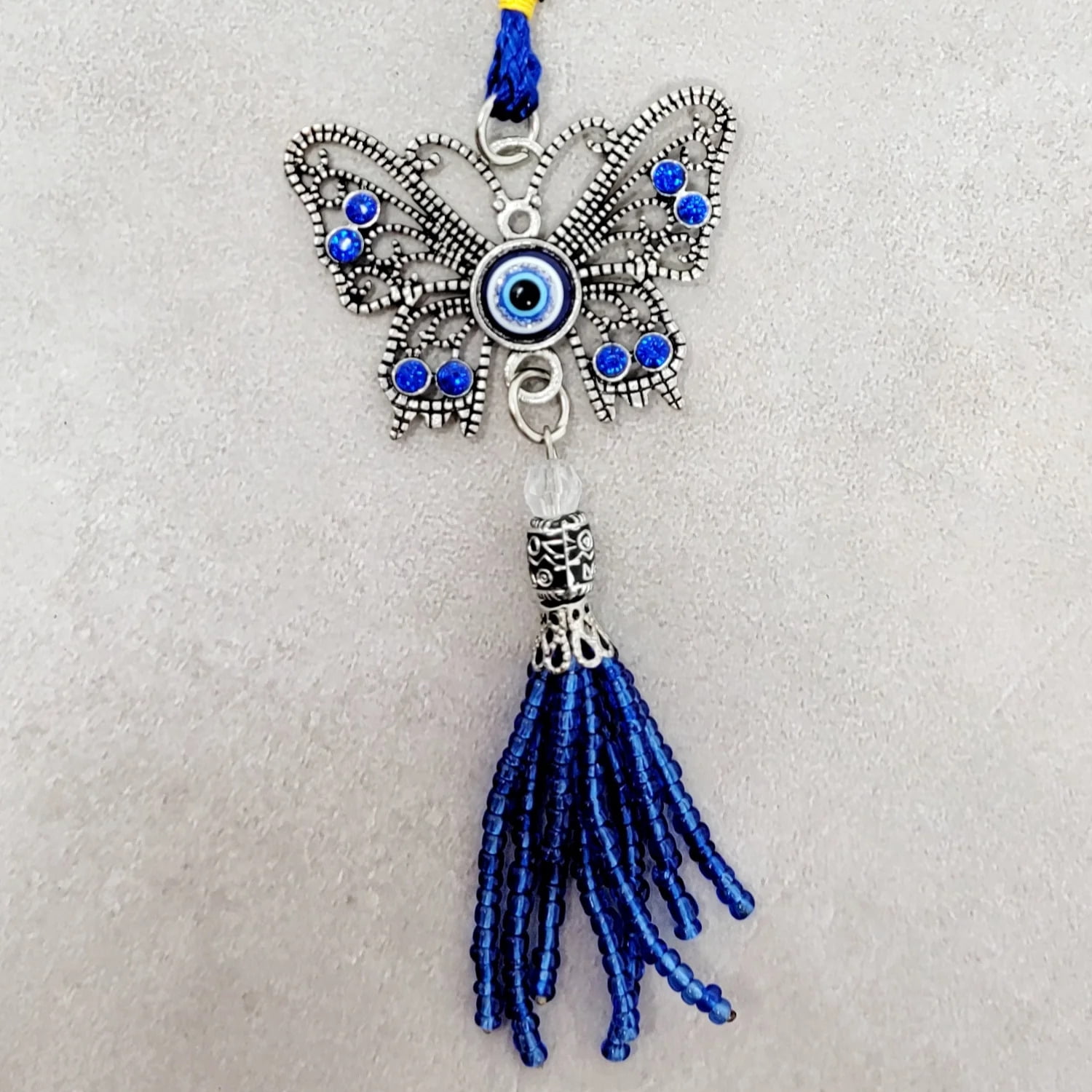 Turkish Blue Evil Eye Protective Wall Hanging Decor Amulet Ornament ...