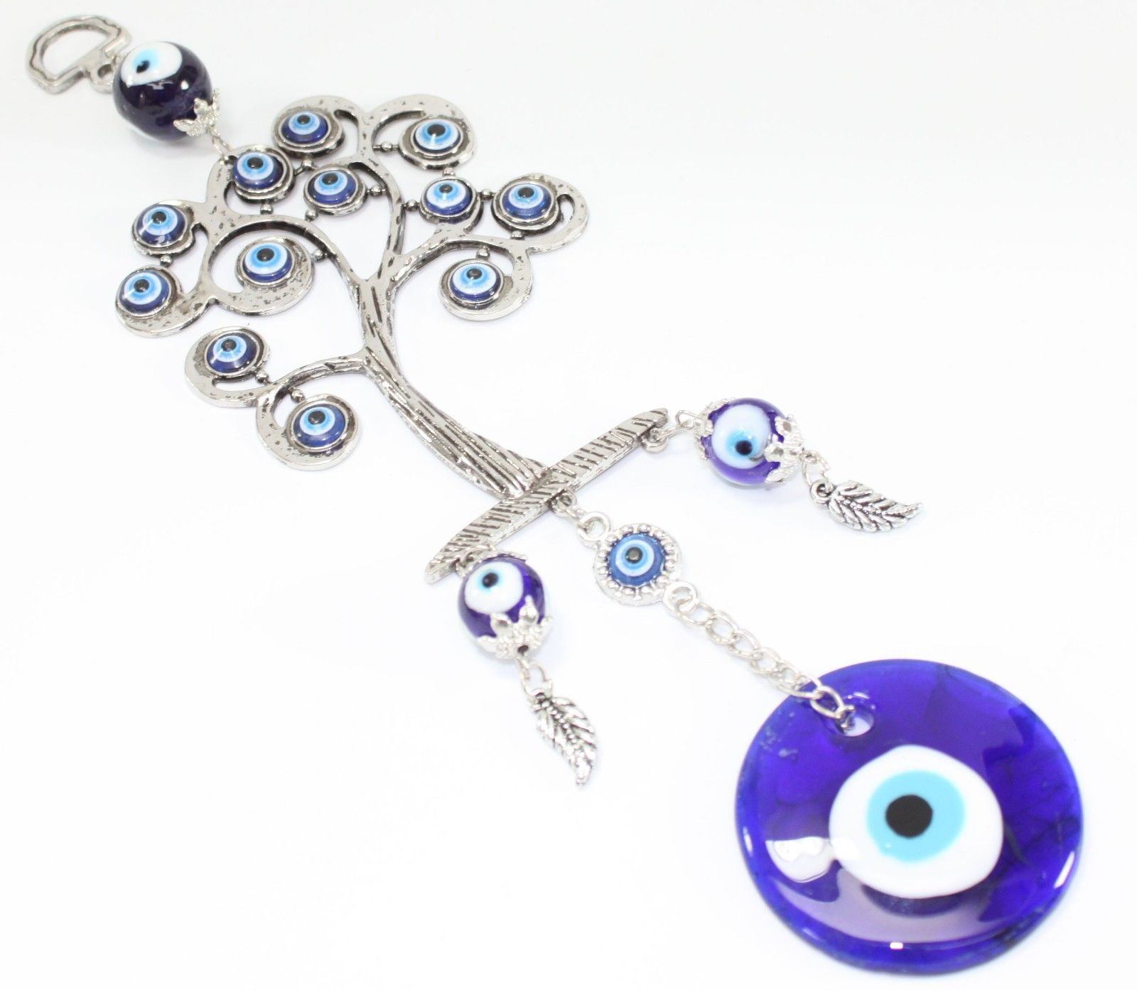 Turkish Blue Evil Eyes Elegant Life Tree Amulet Wall Hanging Decor ...