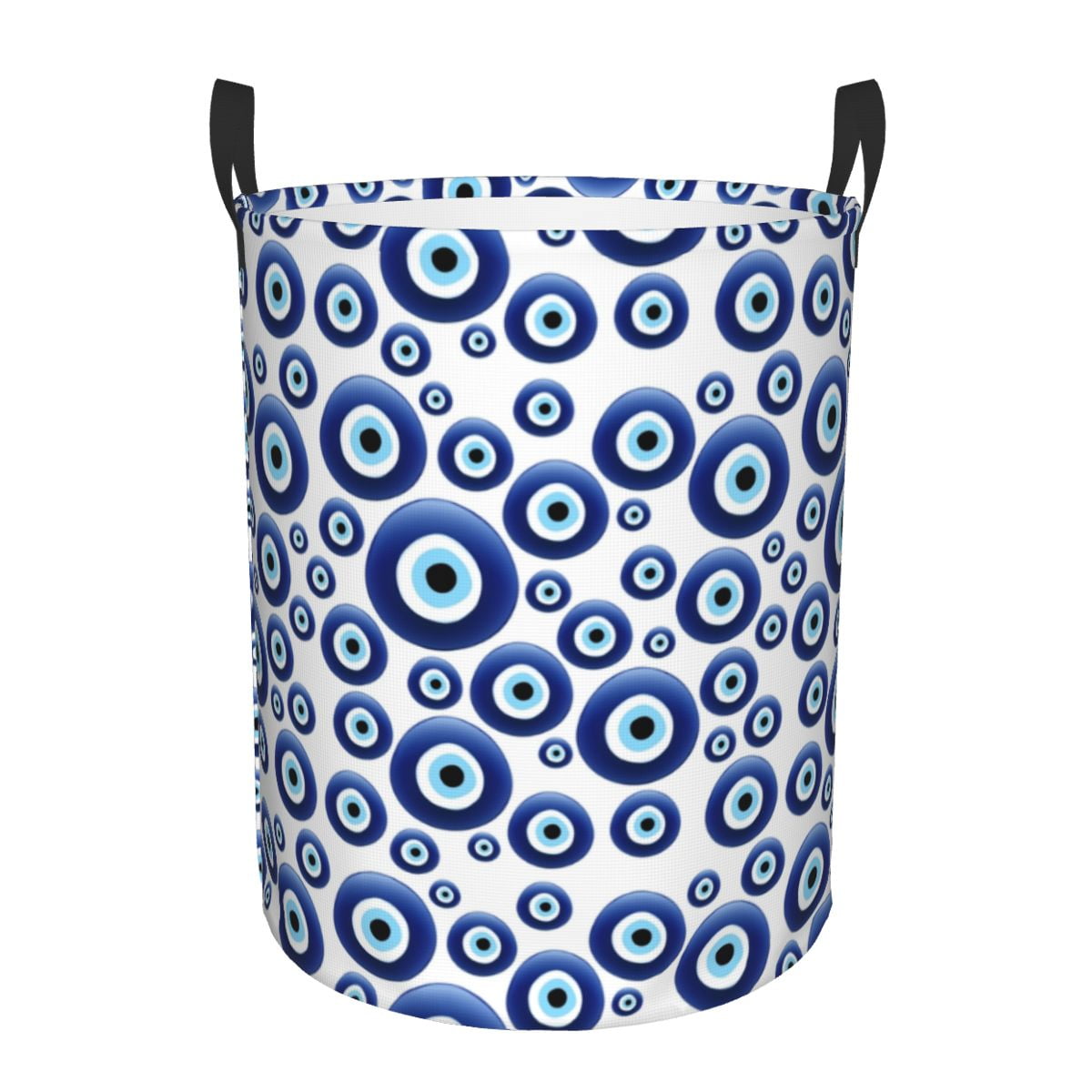 Turkish Boho Evil Eye Amulet Laundry Basket Foldable Nazar Boho Charm ...