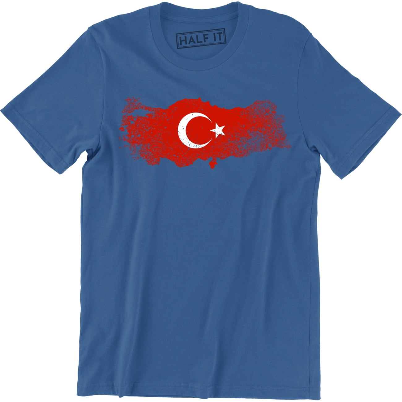 Turkish Coat Of Arms Flag Men's - Football Athletics Turkey T-Shirt ...