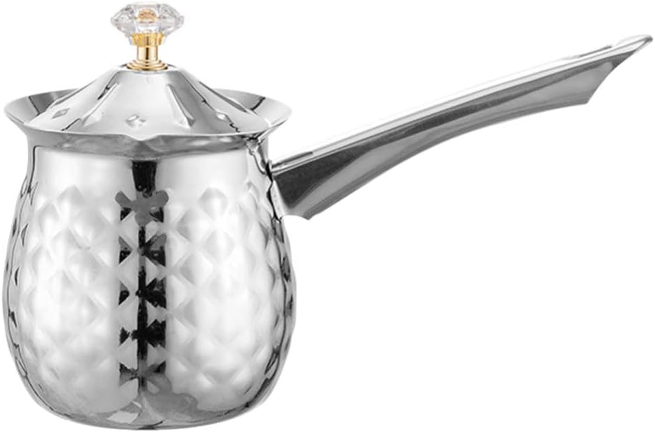 Turkish Coffee Pot Warmer Milk Stainless Steel Arabic Cezve Ibrik ...