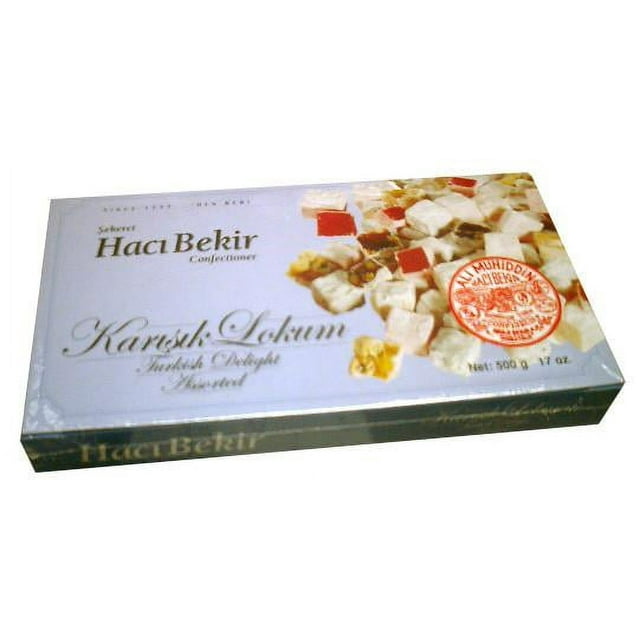 Turkish Delight, Assorted (Haci Bekir) 500g (17oz) - Walmart.com