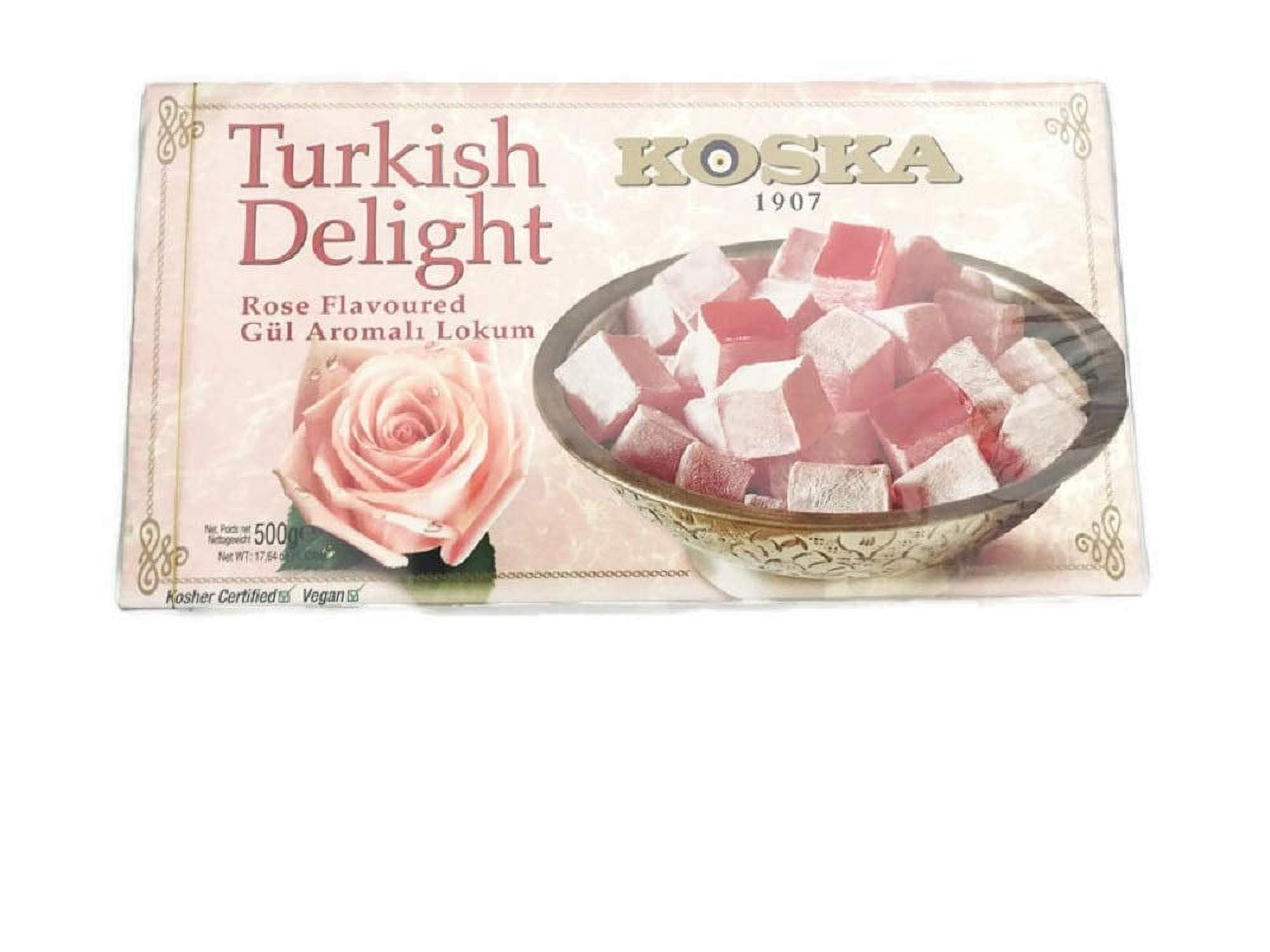 Turkish Delight Rose Flavoured 17.64 oz 1.10 Ibs 500 gr Lokum - Walmart.com