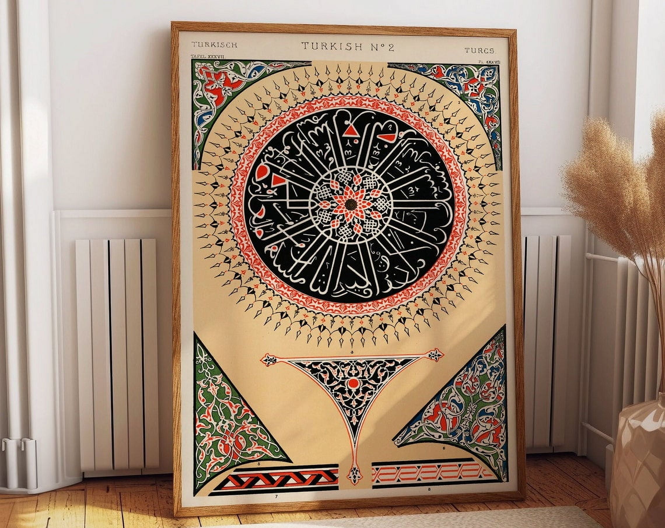 Turkish Delight: Vibrant Turkish Graphic Design Poster With Ottoman Art ...
