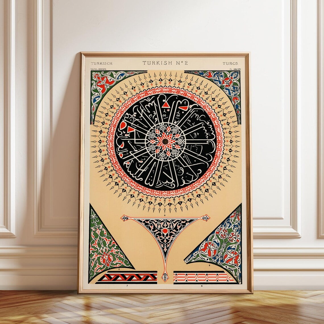 Turkish Delight: Vibrant Turkish Graphic Design Poster With Ottoman Art ...