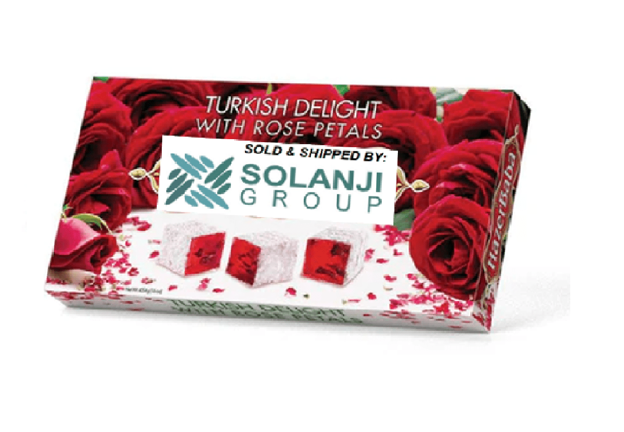 Turkish Delight With Rose Petal ( HALAL )- Net Wt. 16oz / 454g - One (1 ...