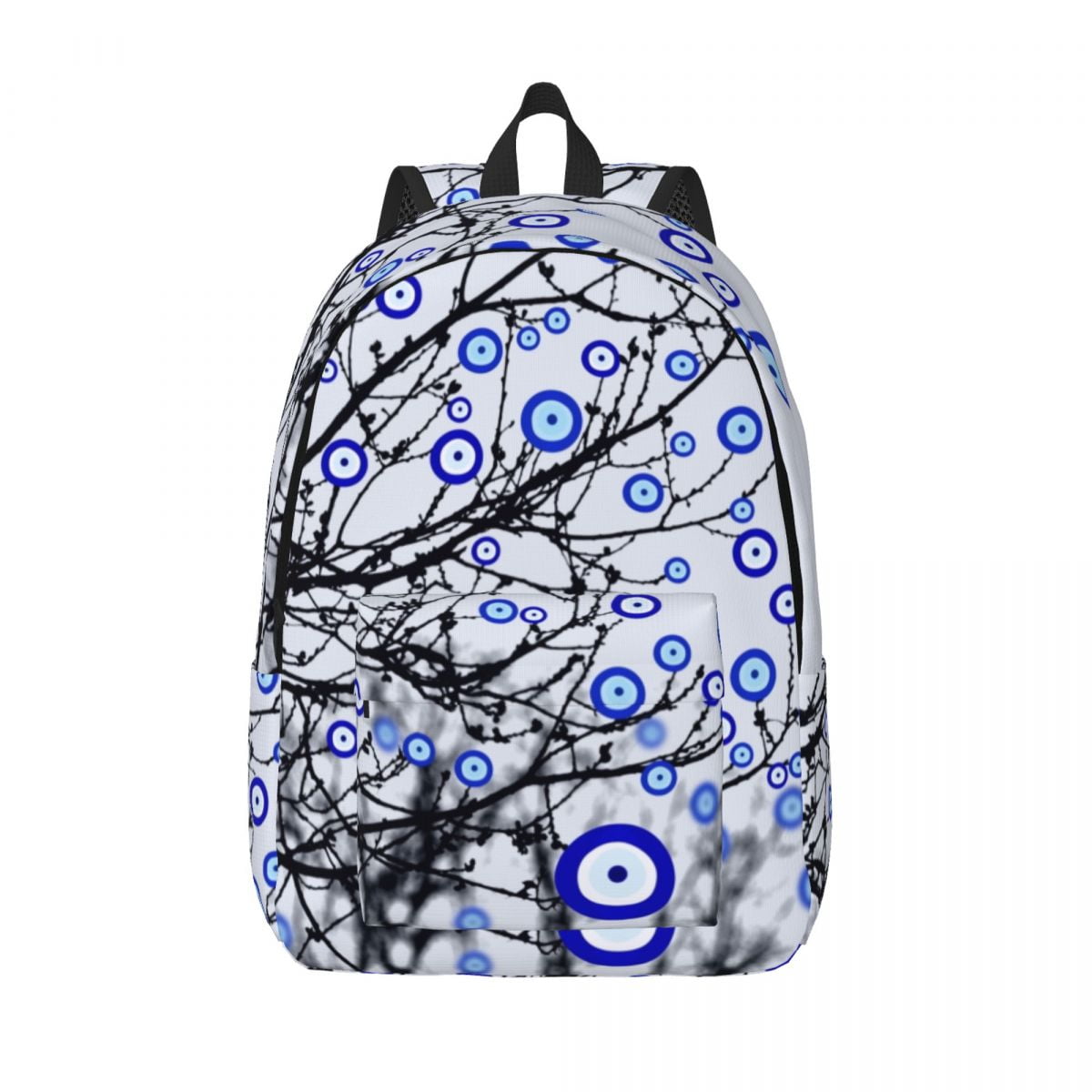 Turkish Evil Eye Tree Canvas Backpacks for Wom School College Studts ...