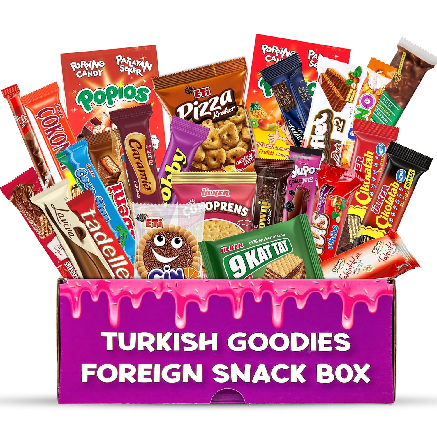 Turkish Foreign Snack Box, Gourmet Turkish Food Gift Box, Variety of ...