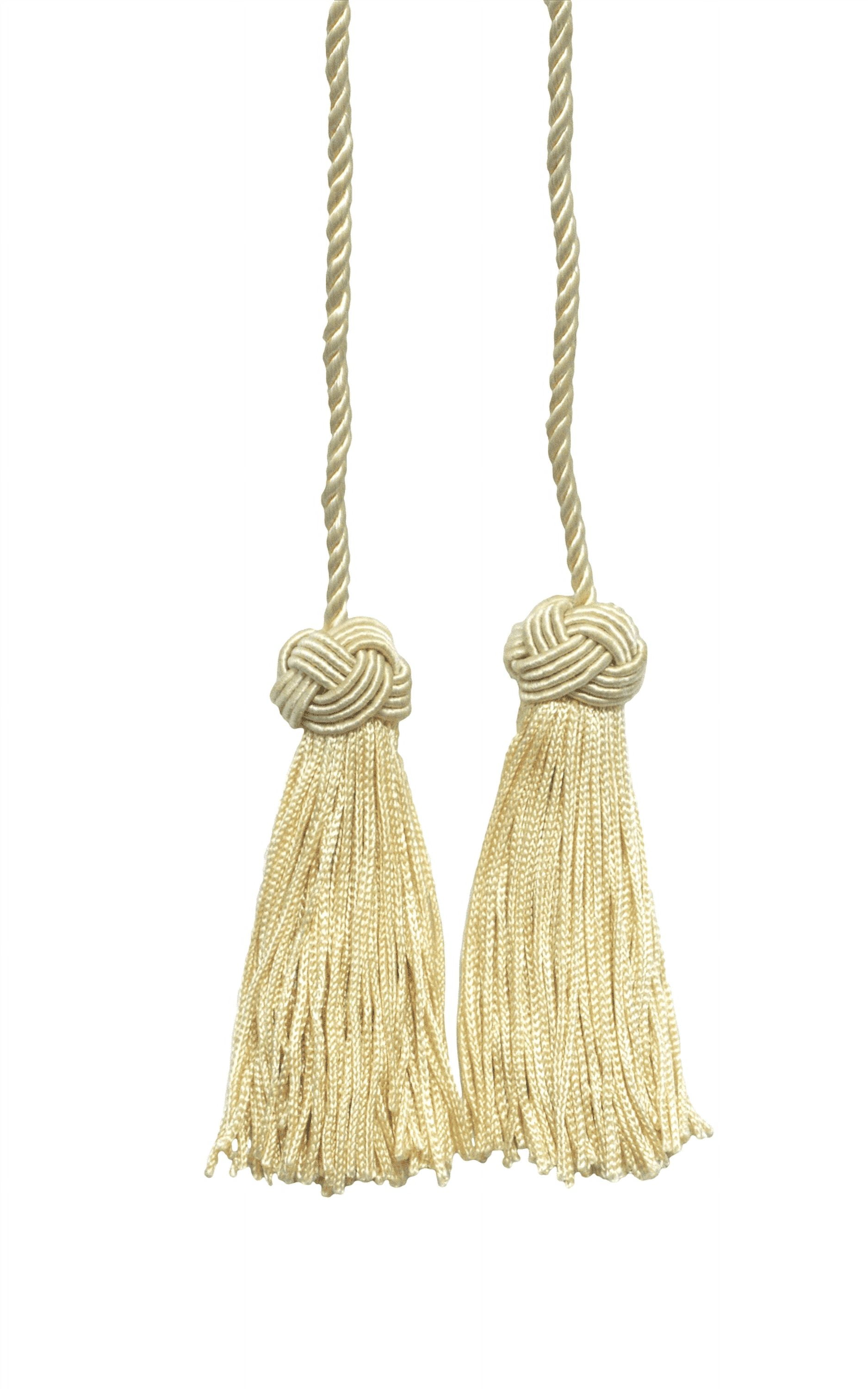 Turkish Head Double Tassel Curtain and Drapery Tieback / Holdback, 3 3/ ...