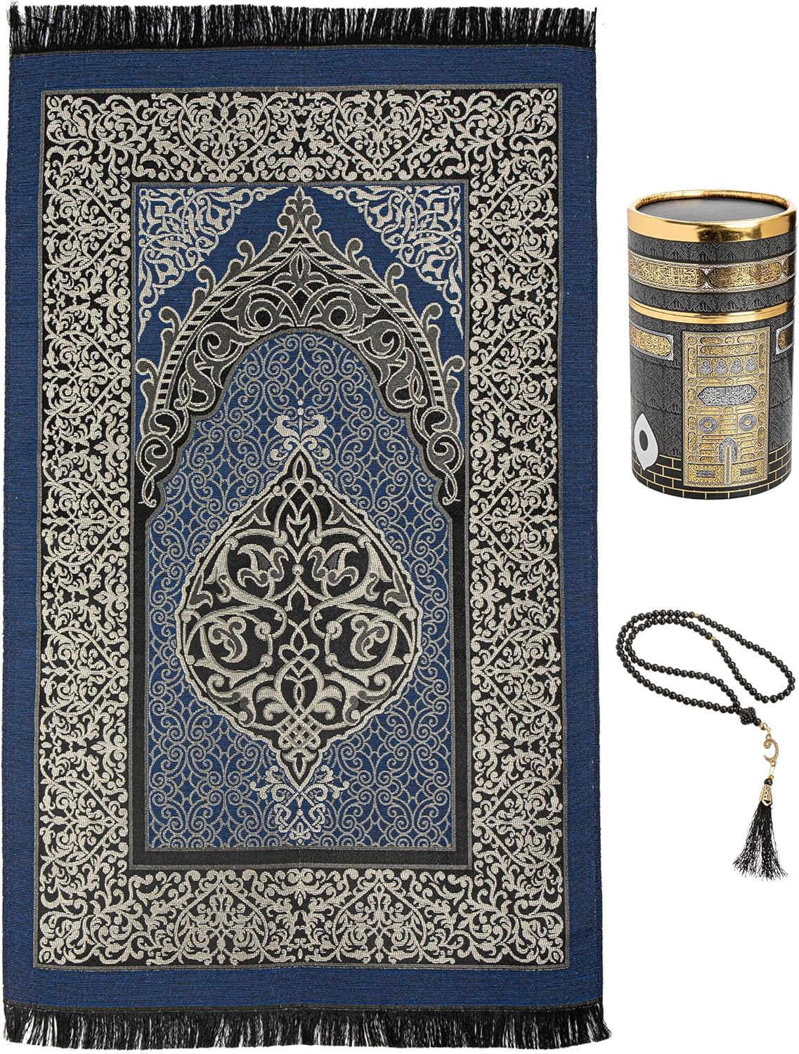 Turkish Islamic Prayer Mat | Thin Woven Chenille Janamaz Sajada | Gift ...